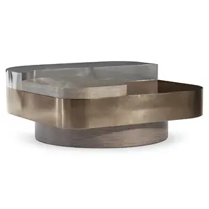 BERNHARDT Jacopo Cocktail Table - Dark Bronze