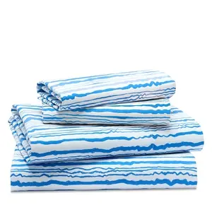 CONIGLIO PALM BEACH Cabana Stripe Sheet Set - Cabana Stripe Blue