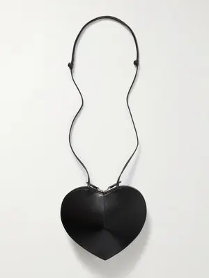 Alaïa Le Coeur Leather Shoulder Bag - Black