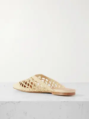 EMME PARSONS Woven Raffia Mules