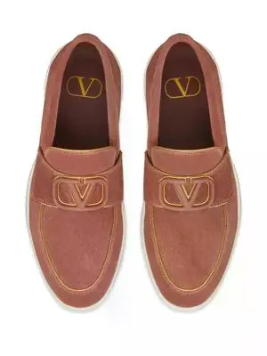 Valentino Garavani Leisure Flows Leather Loafers