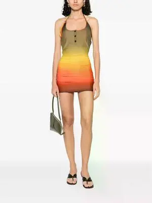 Attico Halterneck Mini Dress