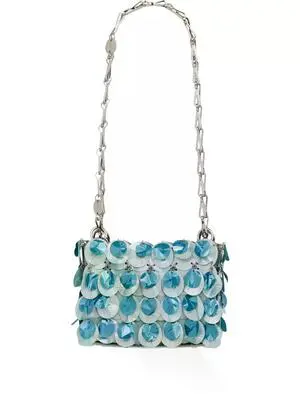 Rabanne Sequin-embellished Shoulder Bag - Blue