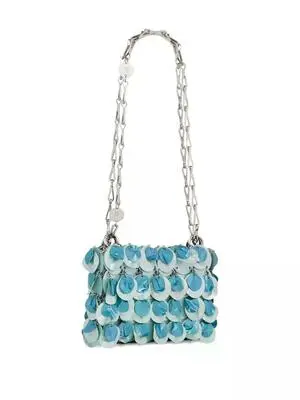 Rabanne Sequin-embellished Shoulder Bag - Blue