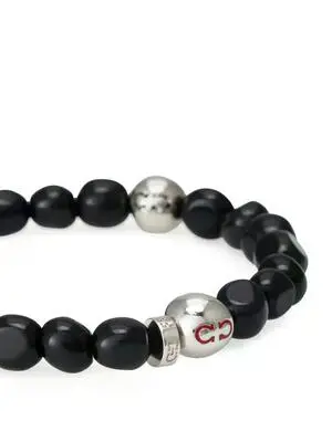 FERRAGAMO Bead-embellished Bracelet - Silver