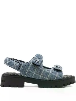 Marc Jacobs The Quilted Denim Sandals