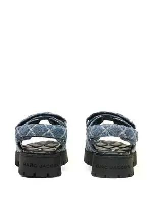 Marc Jacobs The Quilted Denim Sandals