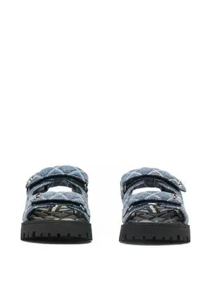 Marc Jacobs The Quilted Denim Sandals