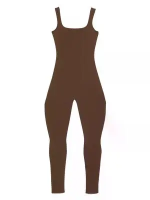 ENTIRE STUDIOS Square Neck Jumpsuit - Brown