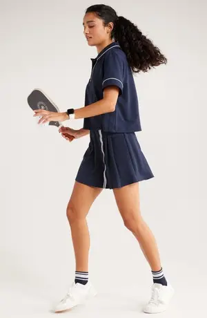 RECESS PICKLEBALL X ZELLA Recess X Zella Maggie Pleated Skort - Navy Sapphire