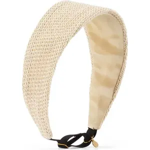 LELET NY Annika Crochet Head Wrap - Ivory