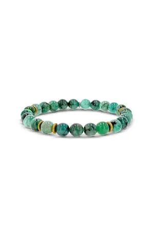MR LOWE BY SHERYL LOWE Mr. Lowe Bead Bracelet - Emerald