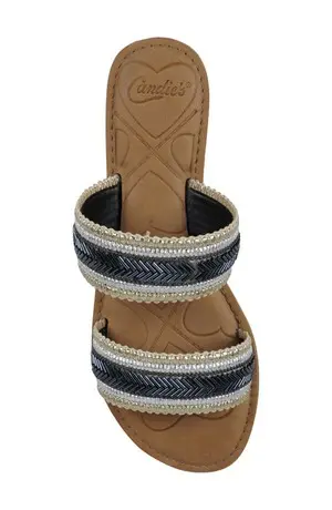 CANDIE'S Two-strap Sandal - Black Multi