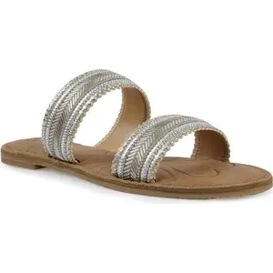 CANDIE'S Two-strap Sandal - Silver Multi