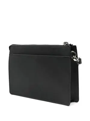 John Richmond Logo-print Clutch