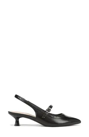 LIFESTRIDE Marilyn Slingback Kitten Heel Pumps - Black