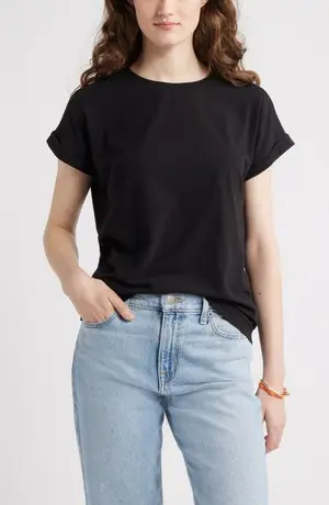 Caslon Cuffed T-shirts For Women