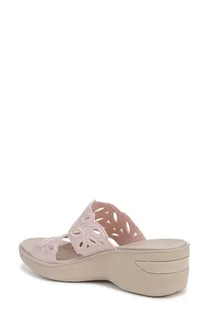 LIFESTRIDE Delight Platform Wedge Slide Sandal