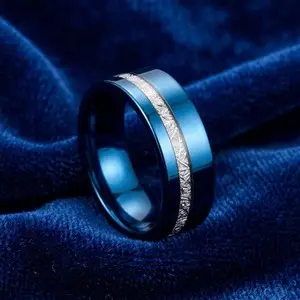 BLISS DIAMOND Meteor Inlay 8mm Wedding Band
