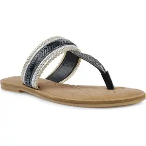 CANDIE'S Trystan Sandal - Black Fabric