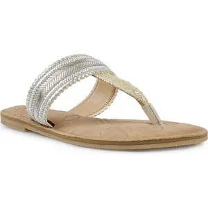 CANDIE'S Trystan Sandal - Clear Fabric
