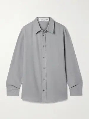 GOD’S TRUE CASHMERE Cashmere-Twill Shirt
