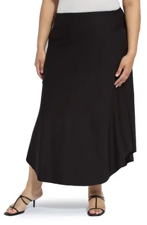 Lyssé Essentials A-line Ponte Midi Skirt