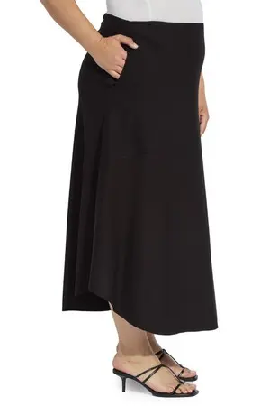 Lyssé Essentials A-line Ponte Midi Skirt