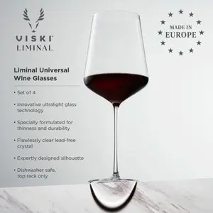 VISKI Reserve Liminal Universal Wine Glasses Set Of 4