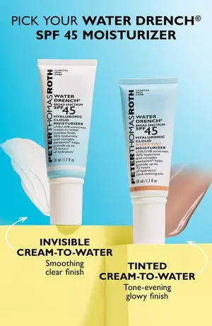 PETER THOMAS ROTH Water Drench® Broad Spectrum Spf 45 Hyaluronic Sheer Tint Moisturizer