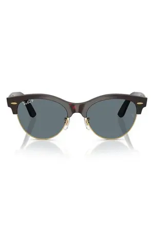 Ray-ban 54mm Gradient Polarized Sunglasses - Red Havana