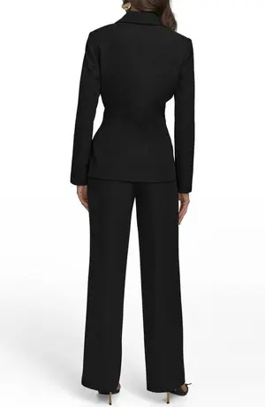 Donna Karan New York Hardware Side Tie Blazer