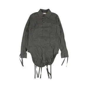 Off-White Flannel Pull Up Shirt