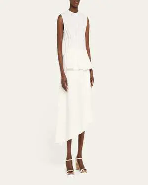 STUART WEITZMAN Babette Patent Leather Ankle-strap Sandals - Cream
