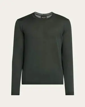 Giorgio Armani Cashmere Knit Crewneck Sweater