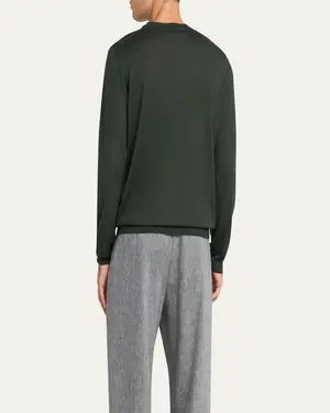 Giorgio Armani Cashmere Knit Crewneck Sweater