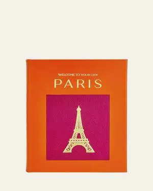 GRAPHIC IMAGE Trope Paris" Leather-bound Book, Edited Sam Landers & Michelle Fitzgerald - Orange