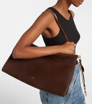 Alaïa Le Click Large Shoulder Bag - Brown