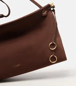Alaïa Le Click Large Shoulder Bag - Brown