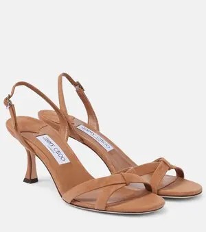 JIMMY CHOO Elsy 70 Suede Sandals