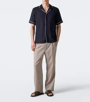 Orlebar Brown Maitan Linen Shirt