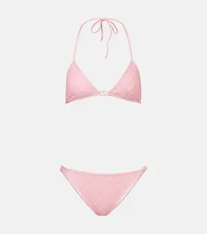 Gucci Gg Jersey Bikini - Pink