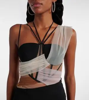 NENSI DOJAKA Sacha Corset Minidress