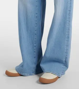 FRAME Le Slim Palazzo Flared Jeans