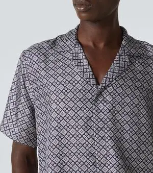 Orlebar Brown Maitan Printed Silk Blowing Shirt