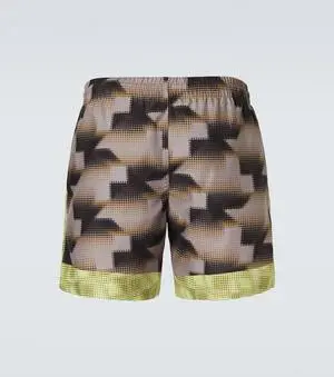 Dries Van Noten Printed Swim Trunks - Multicoloured