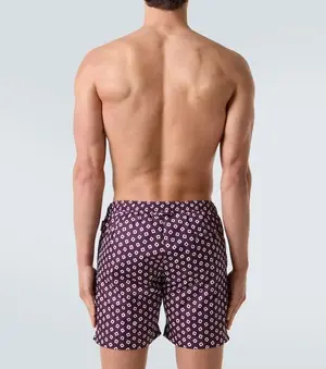 Orlebar Brown Bulldog Printed Swim Trunks - Brown