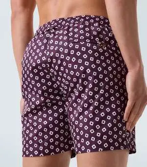 Orlebar Brown Bulldog Printed Swim Trunks - Brown