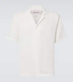 Orlebar Brown Maitan Linen Shirt - White