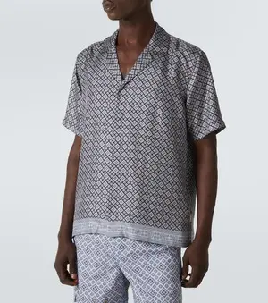 Orlebar Brown Maitan Printed Silk Blowing Shirt